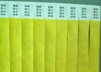 China Passive UHF 865MHz Printable RFID Tyvek Wristband Hospital Disposable One Time Use for sale
