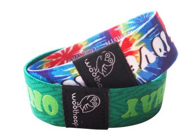 China RFID Elastic Wristband 13.56MHz 150mm x 25mm for Festival Concert Access Control for sale