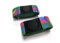 China 125kHz 13.56MHz NFC UHF Elastic Stretch RFID Woven Wristband 25mm Width for Sports Events for sale