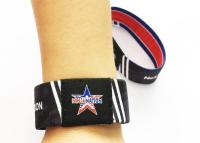 China 125kHz 13.56MHz NFC UHF Elastic Stretch RFID Woven Wristband 25mm Width for Sports Events for sale