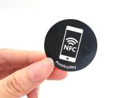 China Custom RFID Sticker Label Dry Wet Inlay Paper Tag 40x15mm for Jewelry Asset Tracking for sale