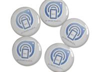 China Custom RFID Sticker Label Dry Wet Inlay Paper Tag 40x15mm for Jewelry Asset Tracking for sale