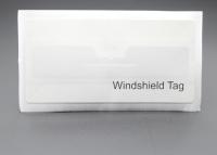 China UHF RFID Windshield Tag Alien H3 9654 Sticker Label for Vehicle Tracking 860-960MHz 6m Range for sale