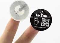 China Coated RFID Sticker Roll NFC 30mm MIFARE Classic 1K Fudan F08 Label 13.56MHz for sale
