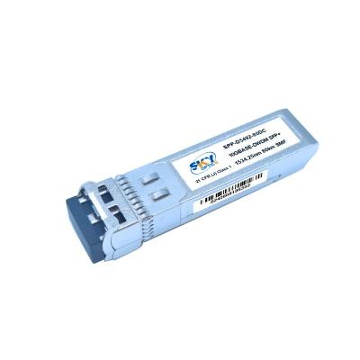 China Single Mode LC Interface 10G SFP+ DWDM 80km Transceivers For Telecommunication for sale