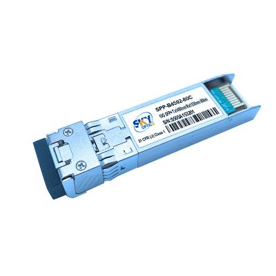 China 10G BIDI SFP+ Transceiver Module 80KM Tx1490nm Rx1550nm For Data Transfer for sale