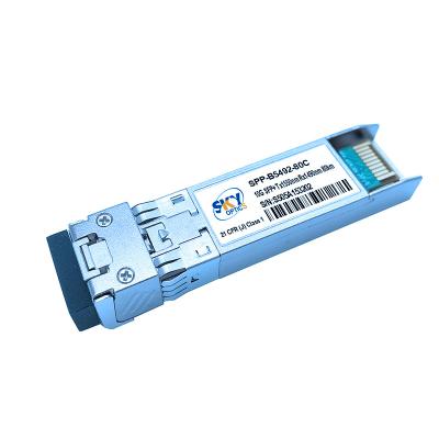 China 10G SFP+ BIDI 80KM Tx1550nm Rx1490nm Simplex LC Optical Interface Module for sale