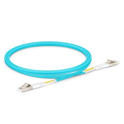 China LC UPC To LC UPC Multimode Fiber Optic Patch Cord With PVC / LSZH / OFNP Jacket for sale