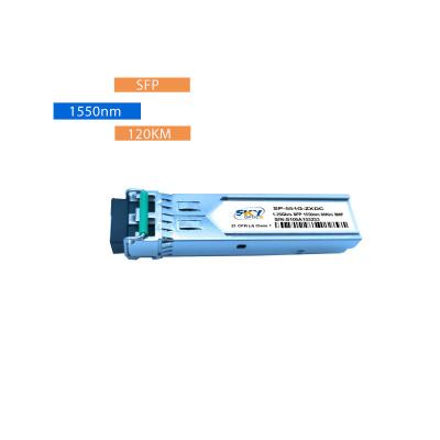 China 1.25G SFP Optical Module 120KM Transmission Distance With Customizable Label for sale