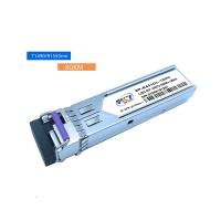 China Cutting Edge 80KM SFP Optical Module Single Mode DFB Laser SFP Bidi Transceiver for sale
