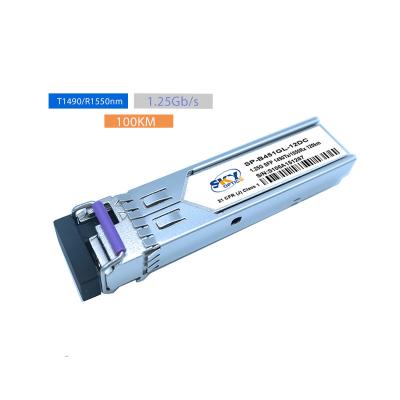 China 100km 1.25Gbs SFP BIDI Transceiver Module For Your Networking Requirements for sale