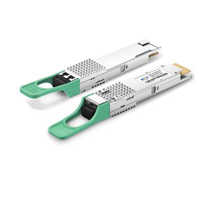 China SMF Fiber Type 400G Optical Module FR4 QSFP-DD Optical Transceiver 2KM Hot Pluggable for sale