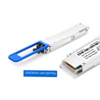 China QSFP56 LR4 200G Fiber Optical Transceiver 6W With Cooled DML LAN-WDM Transmitter for sale