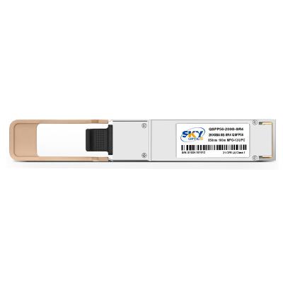 China QSFP 200G Optical Module Max Link Length Of 100m On OM4 Fiber SFF-8636 Compliance for sale