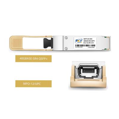 China 100m OM3 150m OM4 40G Optical Transceiver Module 850nm Wavelength Compliant IEEE802.3ba for sale