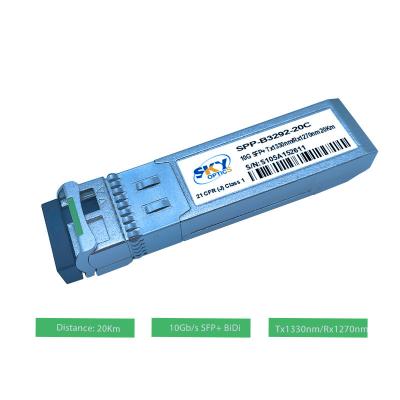 China SMF Media SFP Optical Transceiver With 20km Transmission Distance Compatibility for sale