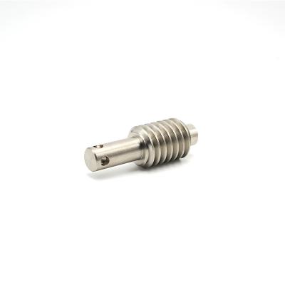 China Heavy Duty Worm Shaft And Worm Gear Featuring Flanged Mounting Type And Heat Treated And Ground Surface Treatment For Durable Performance for sale
