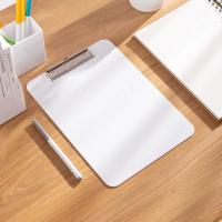 China ODM White Nursing Hospital Office Clipboards 22.5*31.5cm Writing Clip Board for sale