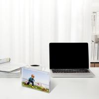 China Acrylic Magnetic Photo Frames 10*15*1.6cm Double Sided Tabletop Picture Frames for sale