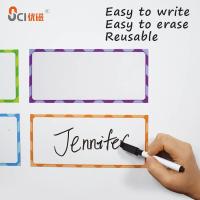 China Printable Reusable Magnetic Dry Erase Labels Removable Whiteboard Label Magnets for sale