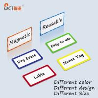 China Printable Reusable Magnetic Dry Erase Labels Removable Whiteboard Label Magnets for sale