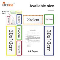 China Printable Reusable Magnetic Dry Erase Labels Removable Whiteboard Label Magnets for sale