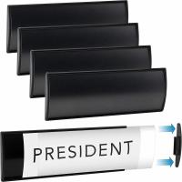 China ODM Door Sign Holder Wall Mounted Name Plate Holder Rustproof for sale