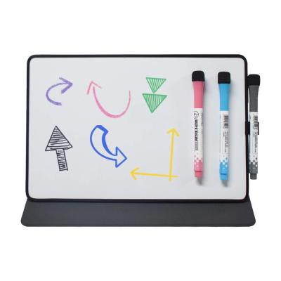 China Desktop Magnetic Whiteboard Dry Erase Lapboard Erasable Writing Board With Marker for sale