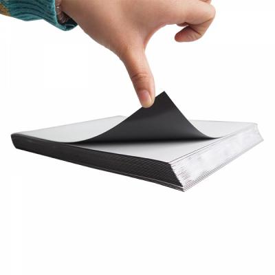 China SGS Flexible Magnet Material Self Adhesive Magnetic Sheet Soft Roll for sale