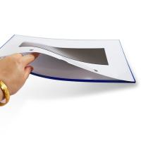 China A4 Magnetic File Pocket Document Display Frame Reusable Magnetic Document Holder for sale