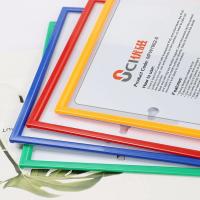 China UCI Magnetic File Pocket Holder Document Display Frame Writable for sale