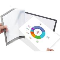 China A3 A4 Clear Magnetic Document Pockets For Certificate Multi Colors for sale
