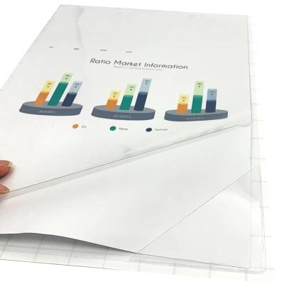 China Reusable Transparent PVC Wall Document Holder A4 Horizontal Vertical for sale