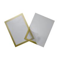China Self Adhesive Removable File Frame A4 Direct Writing File Frame ODM for sale