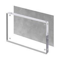 China ODM Clear Acrylic Magnetic Picture Frames Holder A5 for sale