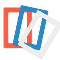 China Office Magnetic Photo Frames Document Holder Colorful PVC Picture Frame for sale