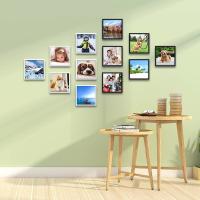 China ODM 8x12'' 8x8'' Peel And Stick Photo Frames White Black For Wall for sale