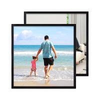 China ODM 8x12'' 8x8'' Peel And Stick Photo Frames White Black For Wall for sale