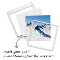 China ODM 8x12'' 8x8'' Peel And Stick Photo Frames White Black For Wall for sale