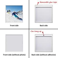 China ODM 8x12'' 8x8'' Peel And Stick Photo Frames White Black For Wall for sale