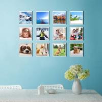 China ODM 8x12'' 8x8'' Peel And Stick Photo Frames White Black For Wall for sale