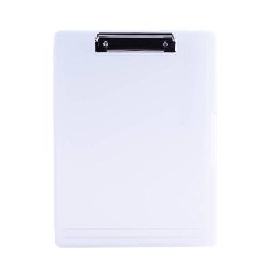 China Multifunction SGS Office Clipboards Custom Colored Plastic Clipboard White Red Blue for sale