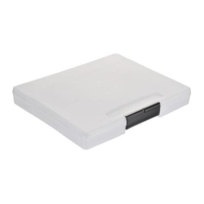 China Durable Portable Clipboard Storage Box Case For A4 Document Office Filing Boxes for sale
