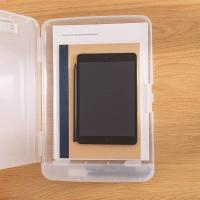 China A4 Paper Plastic Storage Clipboard 25x36.6cm Waterproof Fireproof Office Filing Boxes for sale