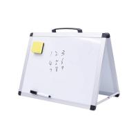 China Magnetic Portable Foldable Desktop Whiteboard Dry Erase Whiteboard With Stand for sale