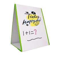 China Foldable Magnetic Dry Erase Lapboard Cardboard Dry Erase Board Custom for sale