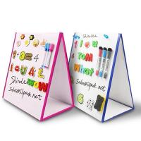 China Foldable Magnetic Dry Erase Lapboard Cardboard Dry Erase Board Custom for sale