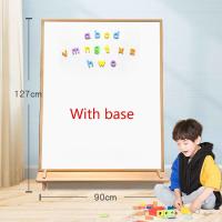 China Big Size Dry Erase Lapboard Removable Kids Drawing Whiteboard With Base for sale