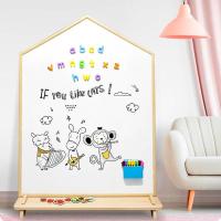 China Big Size Dry Erase Lapboard Removable Kids Drawing Whiteboard With Base for sale