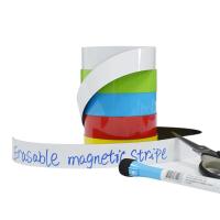 China SGS Coloured Custom Magnetic Label Dry Erase PET Film Surface for sale